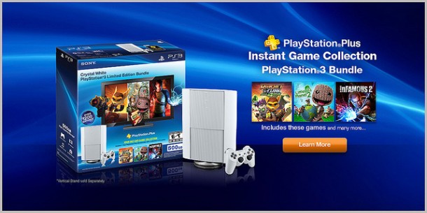 Sony Announces Limited Edition Crystal White PlayStation 3 Bundle