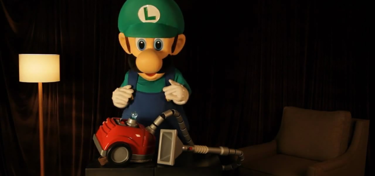 Real Poltergust in New Luigi's Mansion: Dark Moon Trailer | oprainfall