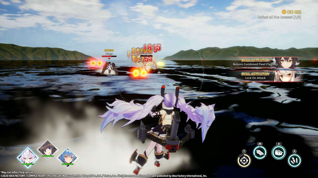 Azur Lane: Crosswave Shows off the Eagle Union Kansen - oprainfall