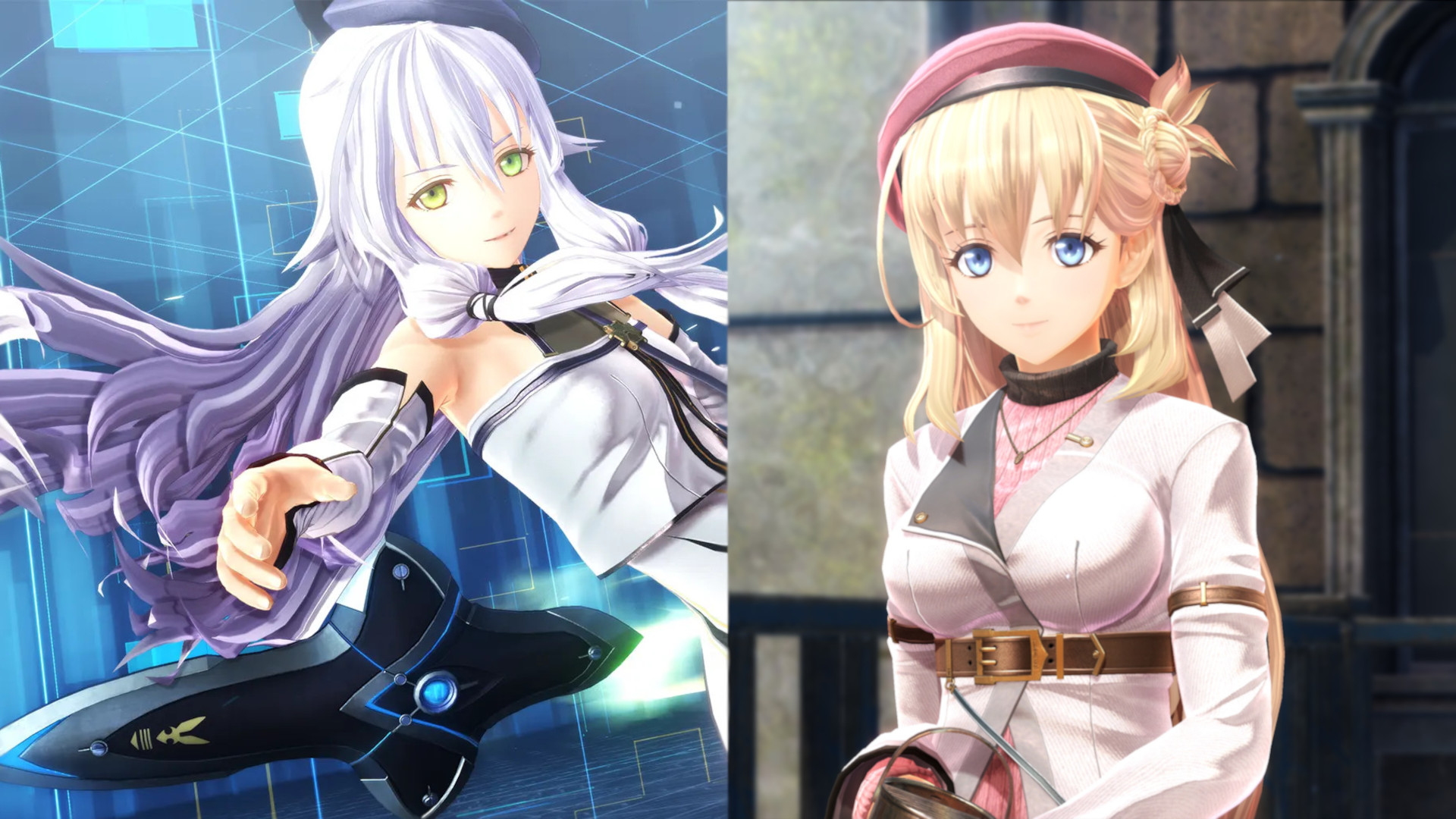 Kuro no Kiseki Agnès Claudel and Kai no Kiseki Altina Orion Figures ...